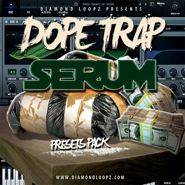 Dope Trap - Serum Preset & Midi Pack | r-loops.com